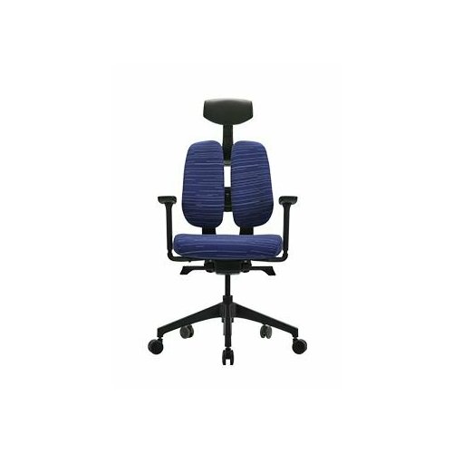 Ортопедическое кресло Duorest D 2.0 D 200_B_DT макс. нагрузка 130 кг, анатомическая двойная спинка, сиденье-слайдер D200B_DT(E) 6BBE1 синий