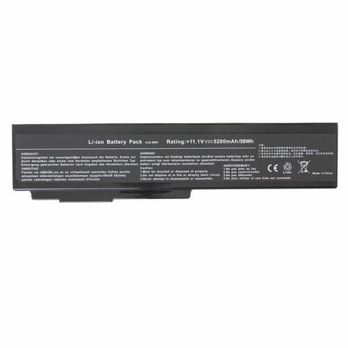 Аккумулятор A32-M50 для Asus M50 / M70 / N52 / X55 / G51 / L50, 11.1V 5200mAh