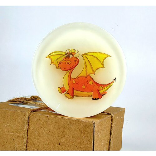 Мыло с картинкой дракон ананас арт.5002