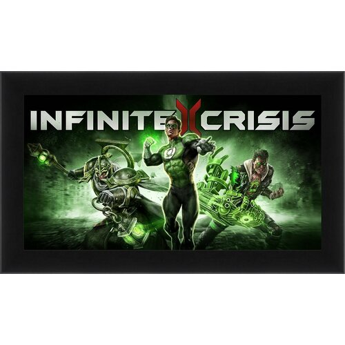 Плакат, постер на холсте Infinite Crisis. Размер 21х30 см