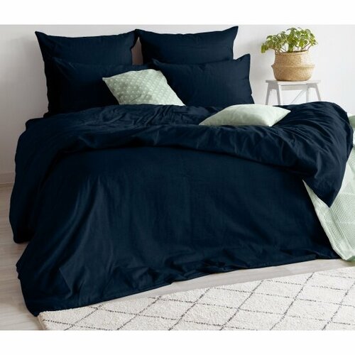 Двуспальный комплект постельного белья Verossa Сатин Twilight blue с наволочками 70х70