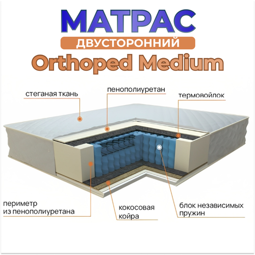 Матрас ортопедический Home Market Matress Orthoped medium 160x200