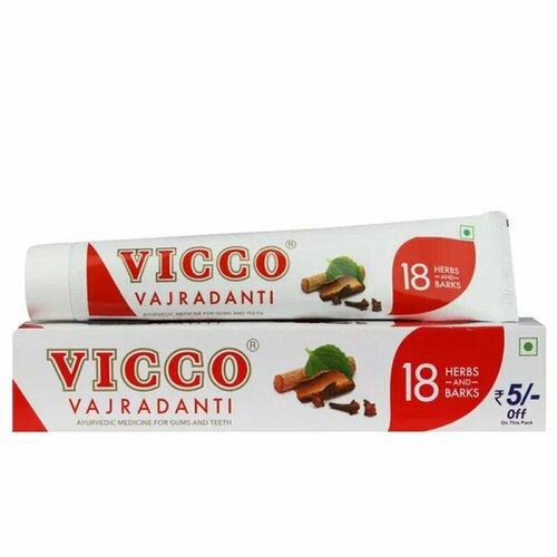 Зубная паста Викко Ваджраданти (Vicco Vajradanti Viccolabs), 100 грамм