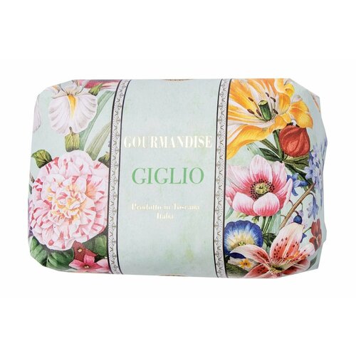 Натуральное парфюмированное мыло c ароматом лилии Gourmandise Savon Parfume Giglio
