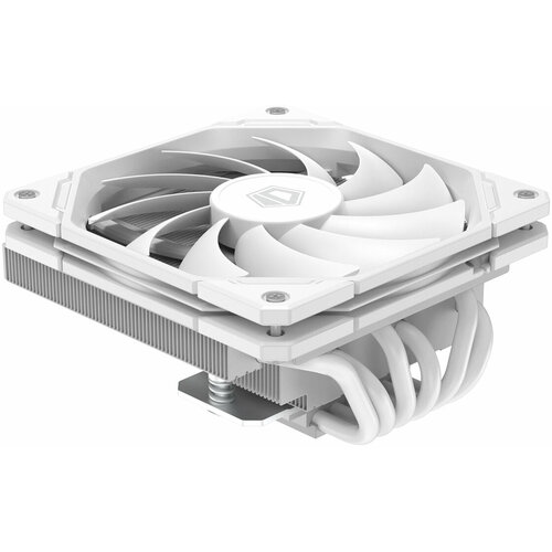 Устройство охлаждения(кулер) ID-Cooling IS-67-XT WHITE Soc-AM5/AM4/1151/1200/1700 4-pin 16-35dB Al+Cu 150W 500gr Ret