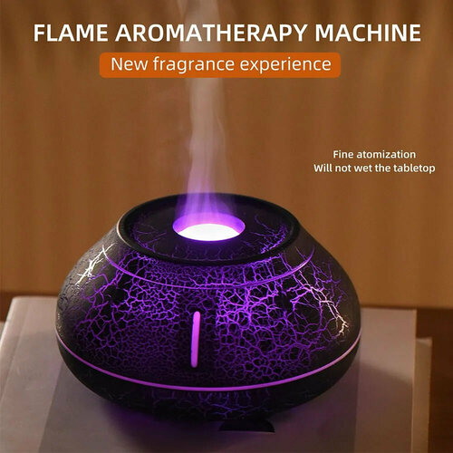 Lava Flame увлажнитель воздуха, портативный настольный USB увлажнитель воздуха для дома и офиса