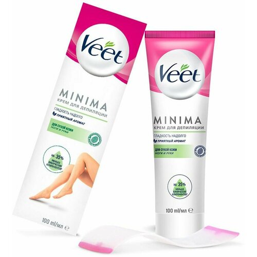Крем для депиляции Veet Minima для сухой кожи 100мл х3шт