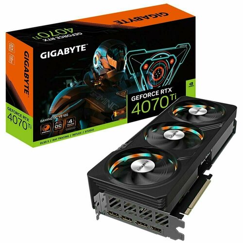 Видеокарта GIGABYTE GeForce RTX 4070 Ti Gaming OC V2 12GB (N407TGAMING OCV2-12GD), Retail