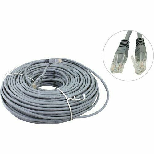 Шнур соединительный Patch Cord (UTP 5e кат 50м) серый