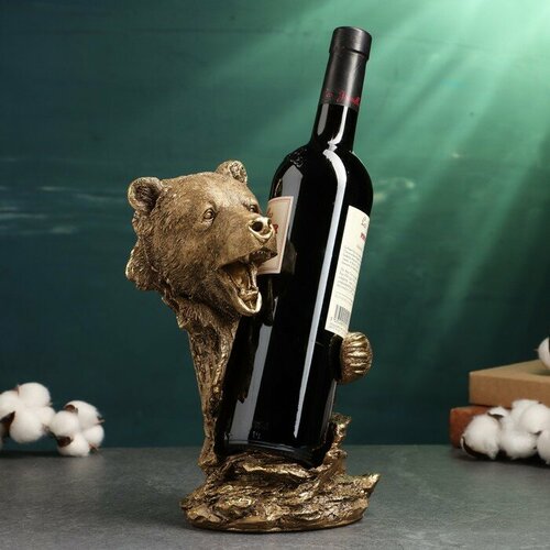Подставка под бутылку "Медведь" 26х16х14см