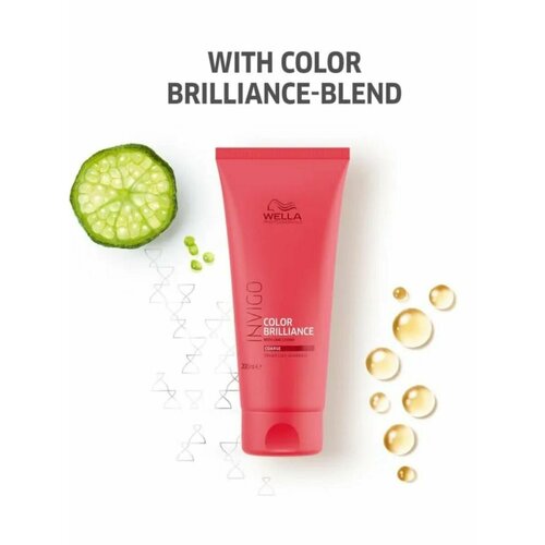 Wella INVIGO Color Brilliance COARSE - Бальзам для окрашенных жестких волос 200 мл