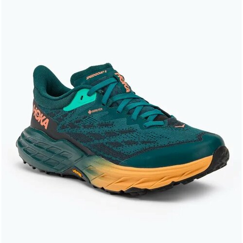 Кроссовки HOKA, полнота B, размер US5B/UK3.5/EU36/JPN22, оранжевый, зеленый