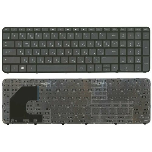 Клавиатура для ноутбука Amperin HP Pavilion SleekBook 15 черная с рамкой