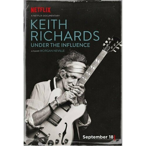 Плакат, постер на холсте Keith Richards: Under the Influence (2015), Морган Невилл. Размер 30 х 42 см