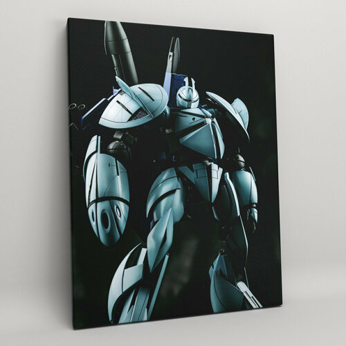 Картина на холсте (интерьерный постер) "Аниме - Gundam", с деревянным подрамником, размер 30x40 см