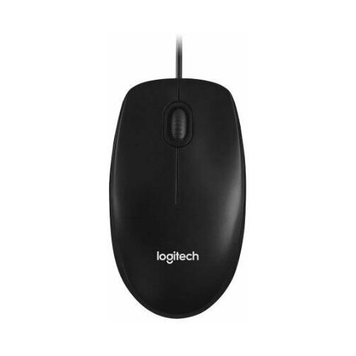 Мышь Logitech M100 Grey темно-серая, оптическая, 1000dpi, USB, 1.8м