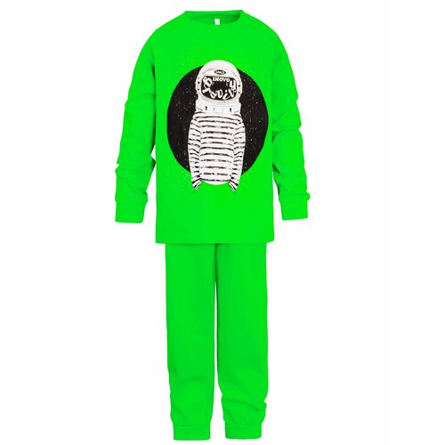 Пижама  ИНОВО, размер 134, зеленый