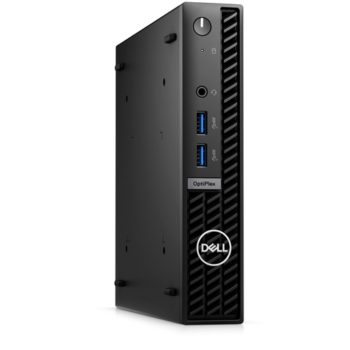 Dell ПК Dell Optiplex 7010 Micro i3 13100T (2.2) 8Gb SSD256Gb UHDG 730 Windows 11 Professional GbitEth WiFi BT 260W мышь клавиатура черный (7010-3821)