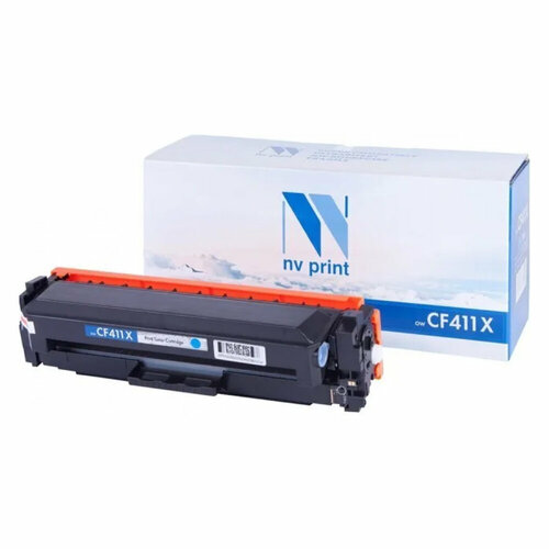 Картридж NV-Print CF411X Cyan для HP LaserJet Color Pro M377dw/M452nw/M452dn/M477fdn/M477fdw/M477fnw (5000k) (NV-CF411XC)