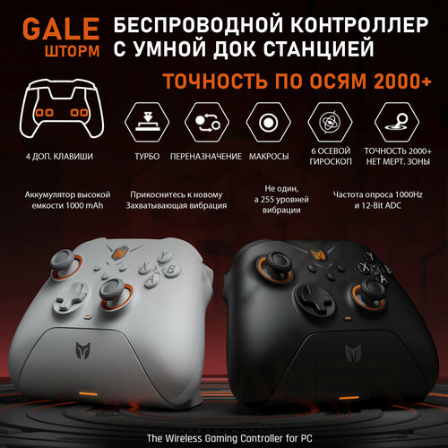 Киберспортивный геймпад GALE Combo (Шторм) USB / Radio / Bluetooth