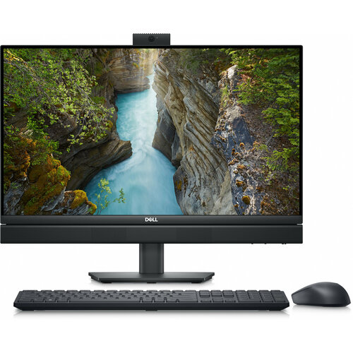 Моноблок Dell Optiplex 7410 23.8" Full HD Touch i7 13700 (1.5) 16Gb SSD512Gb UHDG 770 Linux Ubuntu GbitEth WiFi BT 130W клавиатура мышь Cam черный 1920x1080