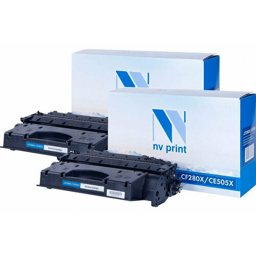 Комплект картриджей для лазерного принтера NVP NV-CF280X/CE505X-SET2