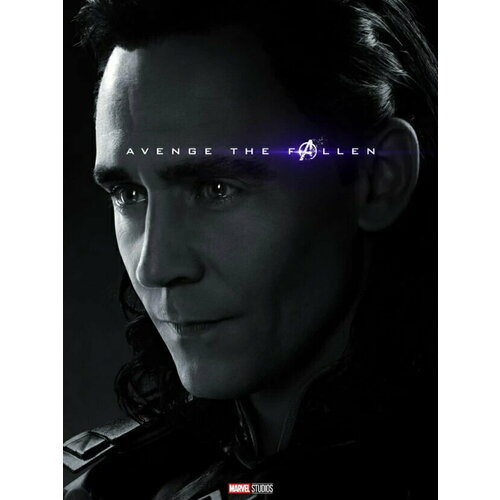 Плакат, постер на бумаге Avengers: Endgame Collection /Мстители: Финал/Локи/искусство/арт/абстракция/творчество. Размер 21 х 30 см