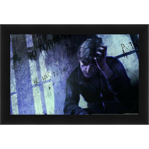 Плакат, постер на бумаге Silent Hill. Размер 21 х 30 см