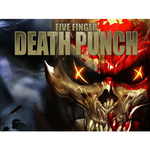 Плакат, постер на бумаге Five Finger Death Punch/искусство/арт/абстракция/творчество. Размер 42 х 60 см