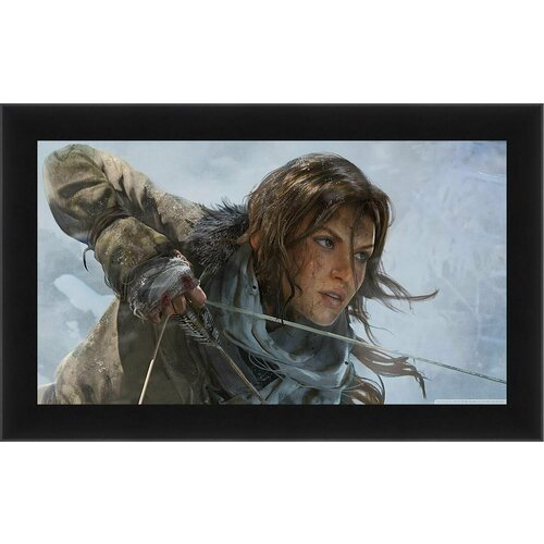 Плакат, постер на бумаге Rise Of The Tomb Raider. Размер 21 х 30 см
