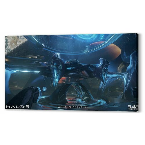 Плакат, постер на бумаге Halo 5: Guardians. Размер 30 х 42 см