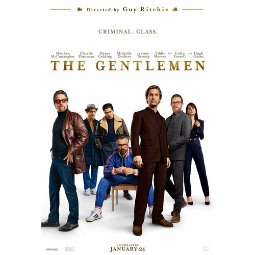 Плакат, постер на холсте Джентльмены (The Gentlemen, 2019г). Размер 21 х 30 см