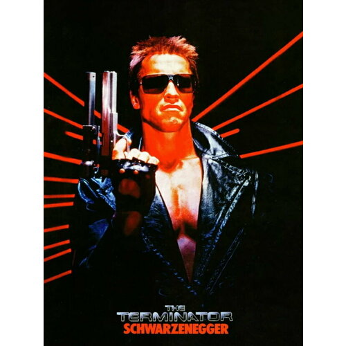 Плакат, постер на холсте Terminator/Терминатор/искусство/арт/абстракция/творчество. Размер 21 х 30 см