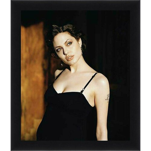 Плакат, постер на холсте Анджелина Джоли-72. Размер 42 х 60 см