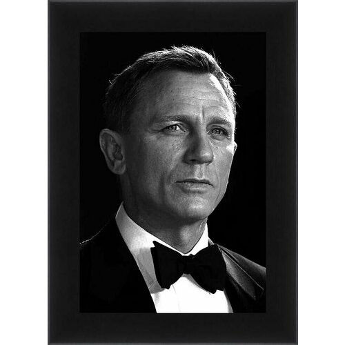 Плакат, постер на бумаге Дэниел Крейг. Daniel Craig. Размер 60 х 84 см
