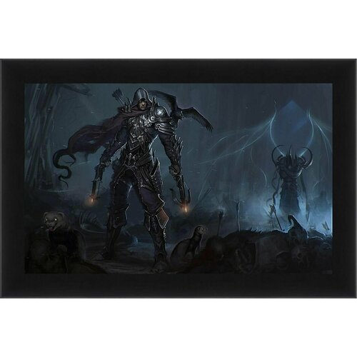 Плакат, постер на холсте Diablo III: Reaper Of Souls. Размер 60 х 84 см