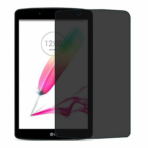 LG G Pad II 8.0 LTE защитный экран пленка гидрогель конфиденциальность (силикон) Одна штука