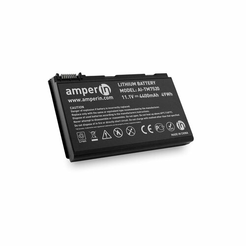 Аккумулятор Amperin для ноутбука ACER TM-2007 11.1V 4400mAh
