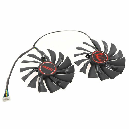 Вентилятор PLD10010S12HH для видеокарт MSI GTX 960 (95 мм) 6 line 6 pin