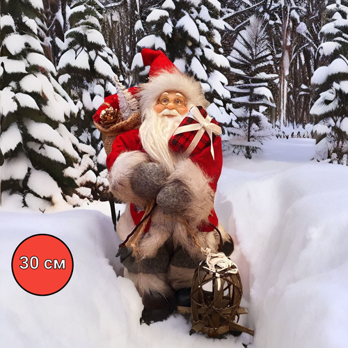 "Санта Клаус" - фигурка Деда Мороза, 30см