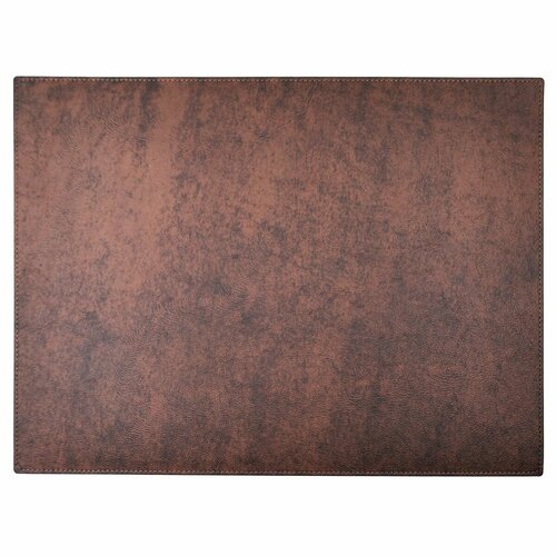 Набор из кожаных подставок под горячее, плейсматов Plas Woodland by J.Audmorr, коричневый