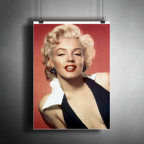 Постер плакат для интерьера "Американская актриса, певица и модель - Мэрилин Монро " / A3 (297 x 420 мм)