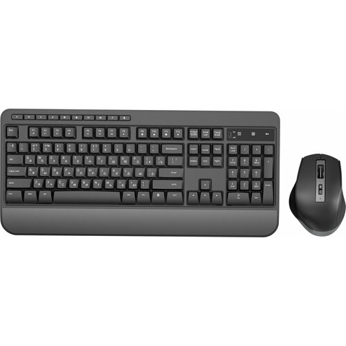 Oklick Клавиатура + мышь Оклик S290W клав: черный мышь: черный USB беспроводная Multimedia (351701)