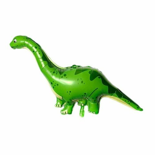Шар фольгированный 32" «Динозавр брахиозавр» (комплект из 25 шт)