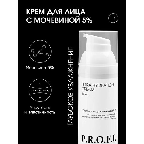P.R.O.F.I. FACTOR/Intensive hydration Крем для лица с мочевиной 5%