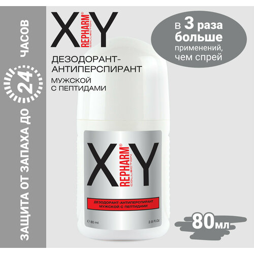 Дезодорант-антиперспирант Repharm® XY COLLECTION мужской с пептидами 80 мл