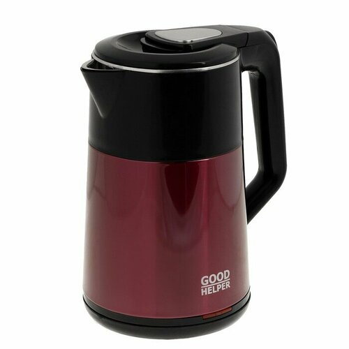 GOODHELPER Чайник электрический GOODHELPER KPS-188C, металл, 1.8 л, 1500 Вт, красный