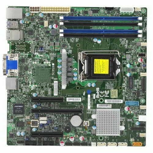 Материнская плата SuperMicro [MBD-X11SSZ-F-B]