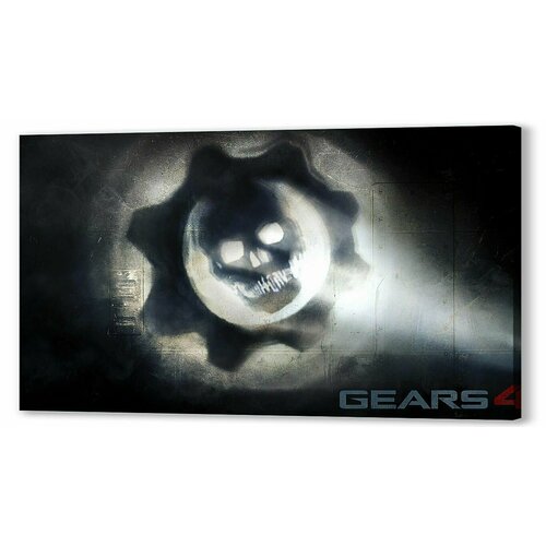 Плакат, постер на холсте Gears Of War 4. Размер 21 х 30 см