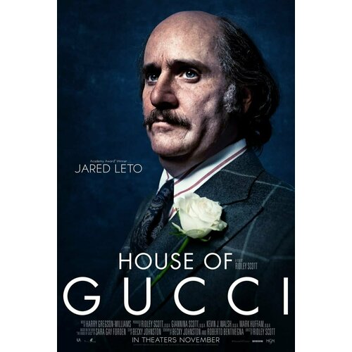 Плакат, постер на бумаге Дом Gucci (House of Gucci, 2021г). Размер 21 х 30 см